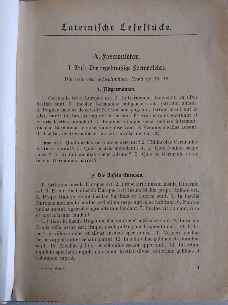 Elementa Latina | PDF