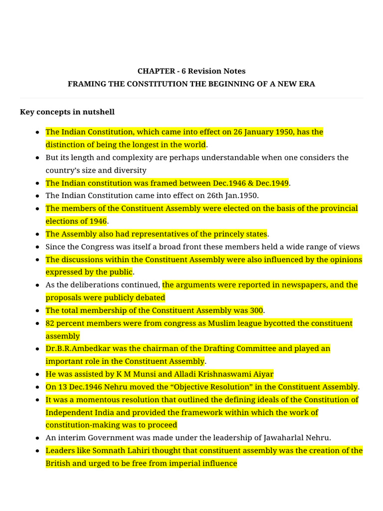 Framing The Constitution | PDF | Jawaharlal Nehru | Politics Of India