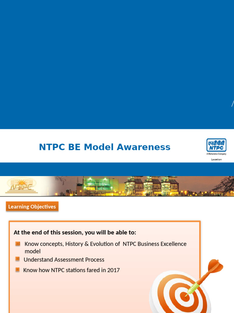 NTPC Business Excellence Model Guide | PDF | Performance Indicator ...
