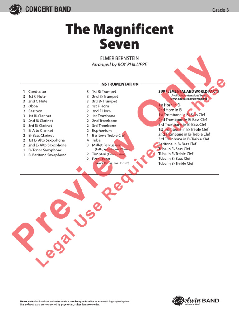 Magnificent Seven, The (CB) (Roy Phillippe) | PDF