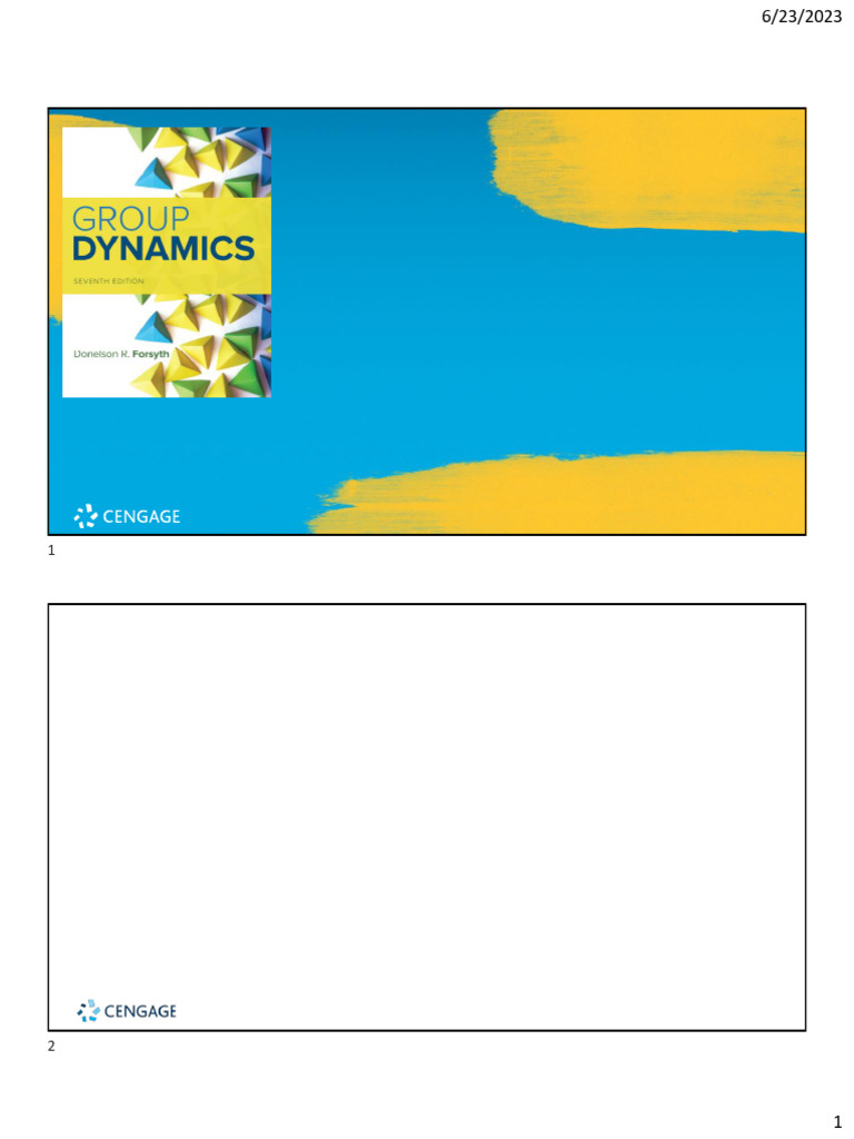 4. Cohesion Development | PDF | Group Cohesiveness | Psychology