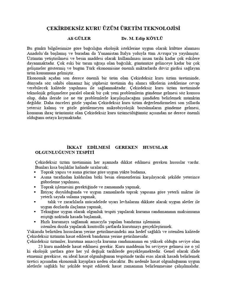 UZUM KURUTMA ALI GULER | PDF