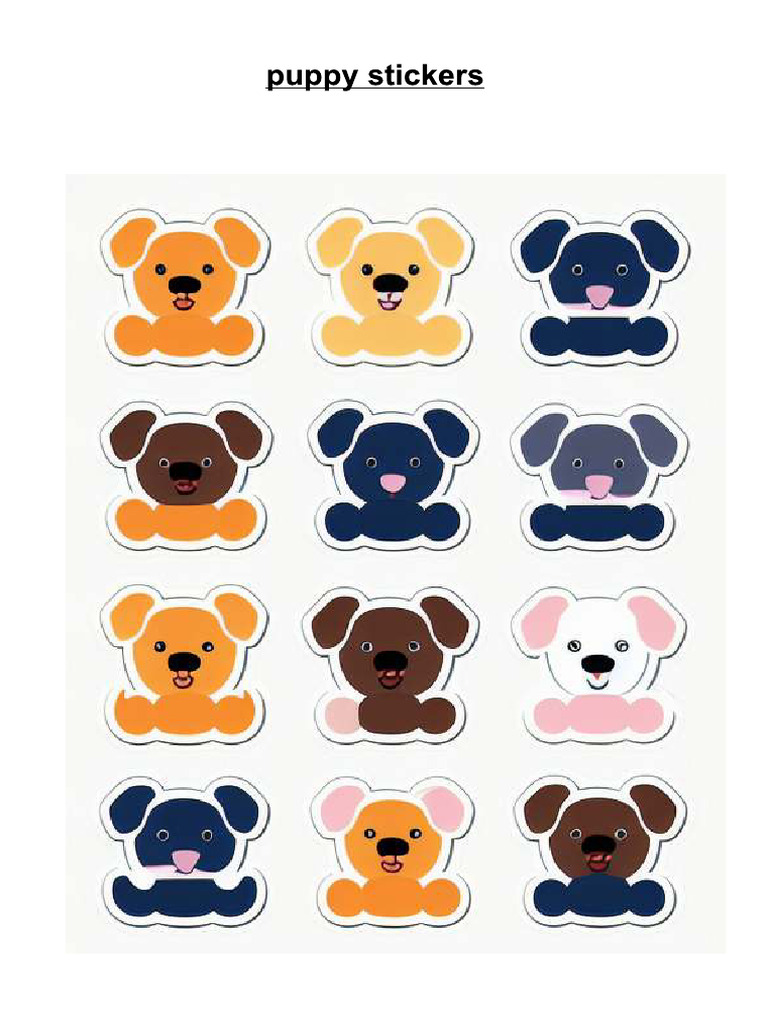 Puppy Stickers | PDF