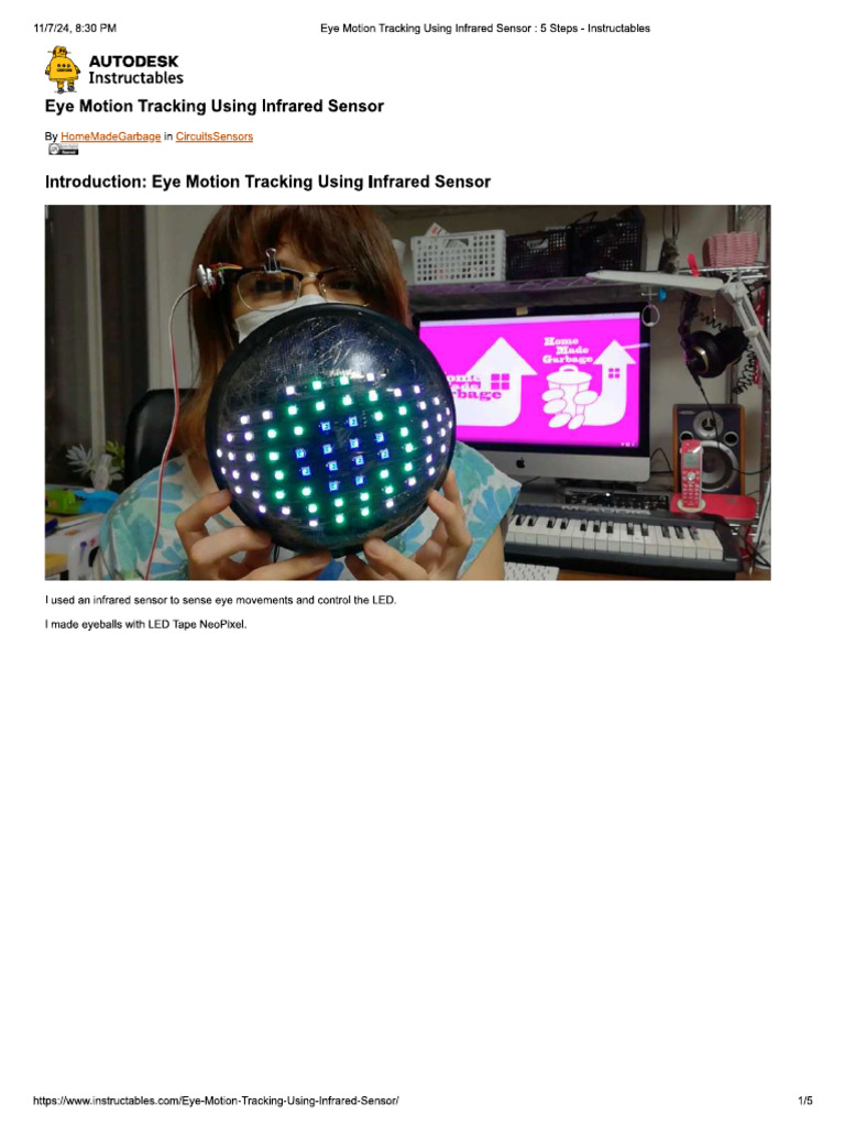 eye_tracker_arduino_infrared | PDF
