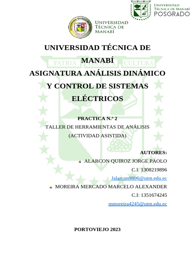 Trabajo 2 | PDF | Matlab | Matemáticas Aplicadas