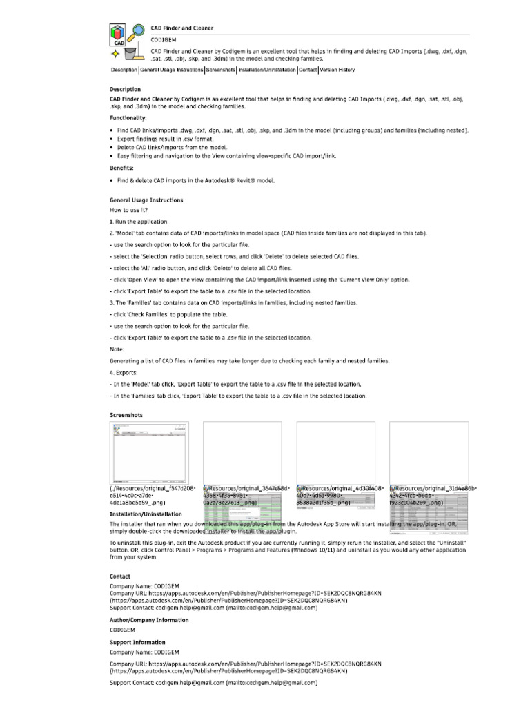 Autodesk Apps Store - help file | PDF