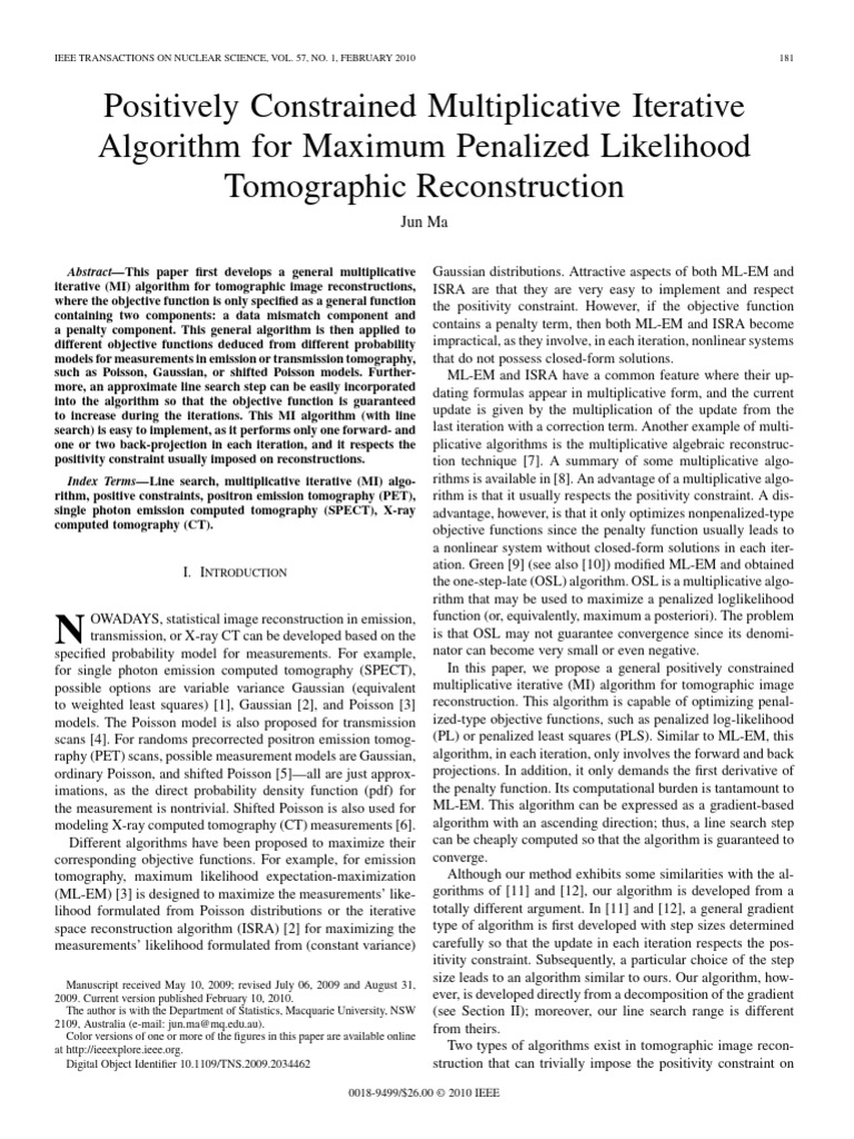 Ma2010 - Positively Constrained Multiplicative Iterative Algorithm For ...
