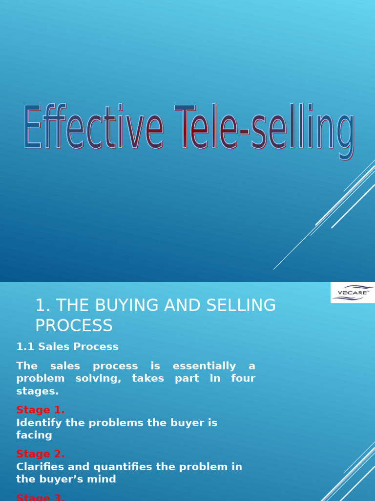 Understanding the Buying Process | PDF | Sales | Speech