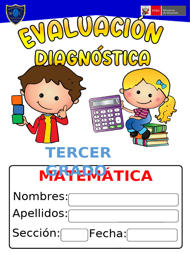 EVALUACIÓN DIAGNÓSTICA - TERCER GRADO | PDF
