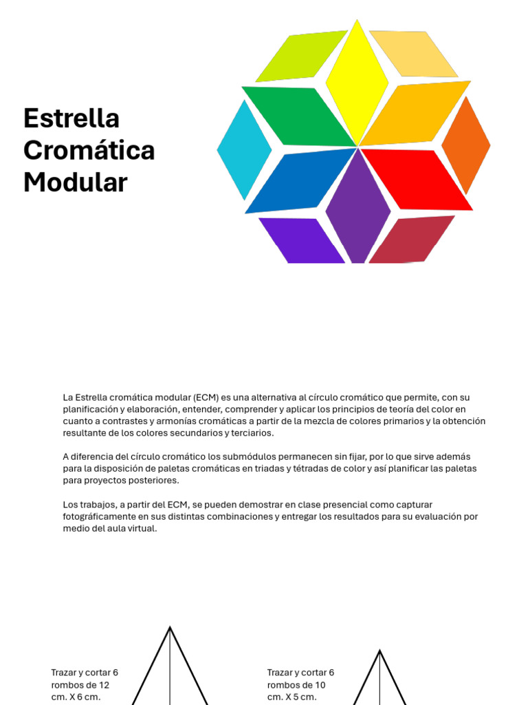 PDF TEMA - Estrella Cromática Modular | PDF