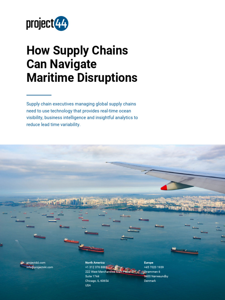 Navigating Maritime Supply Chain Disruptions | PDF | Port | Cargo