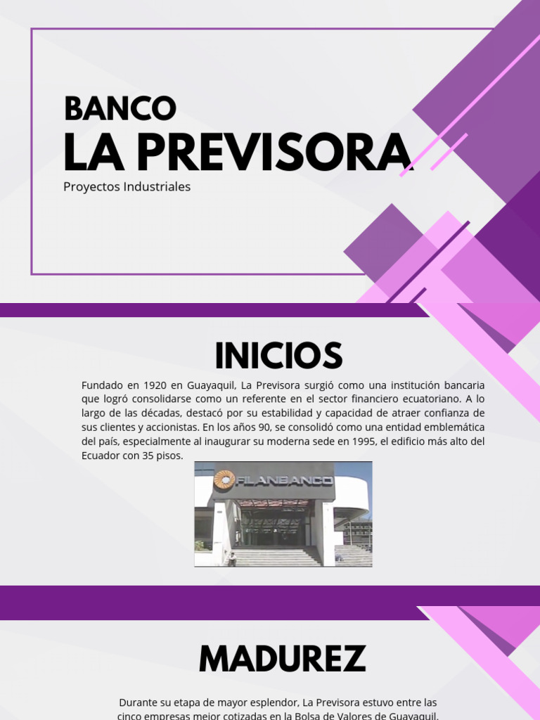 Banco la previsora | PDF