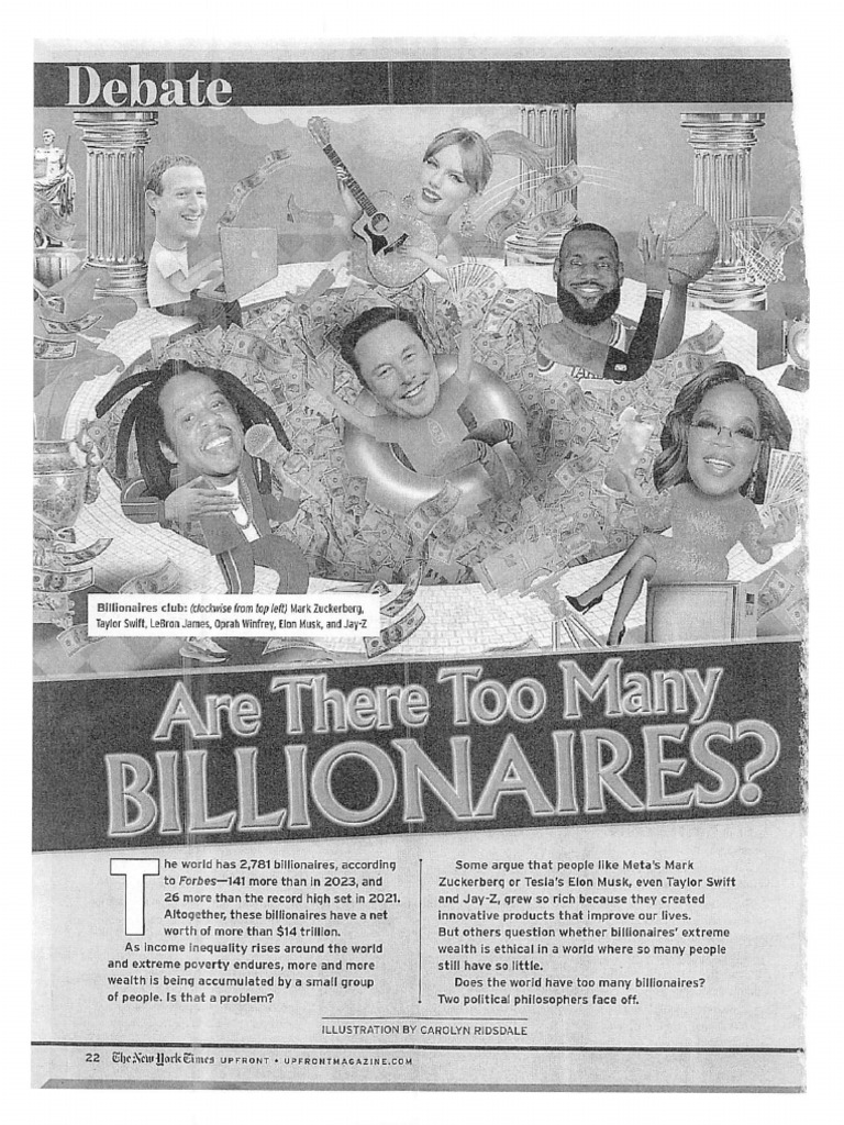 Debate On Billionaires | PDF