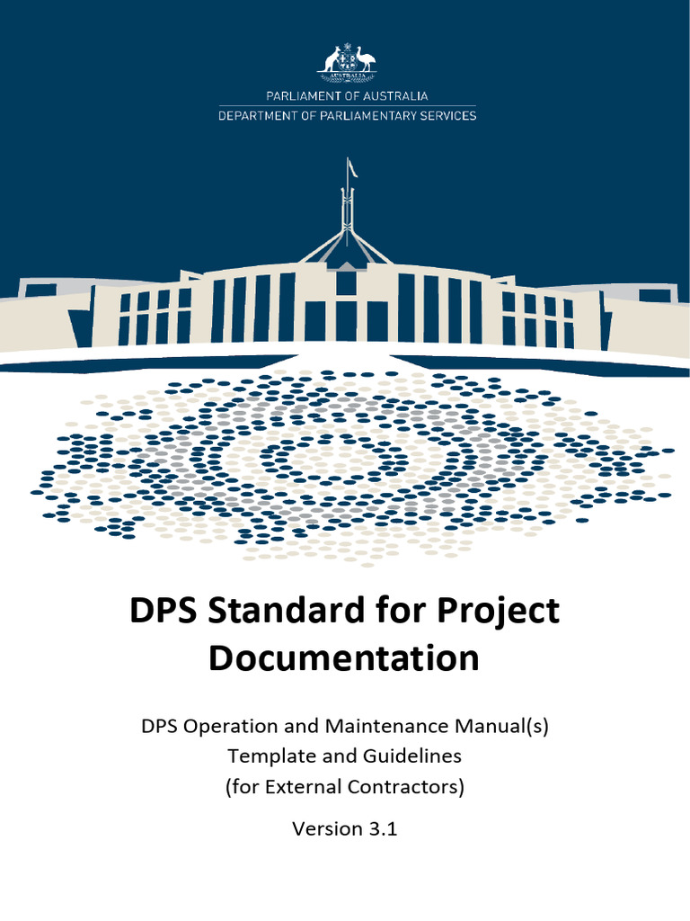 DPS Standard For Project Documentation - Operation and Maintenance Manuals Template and ...