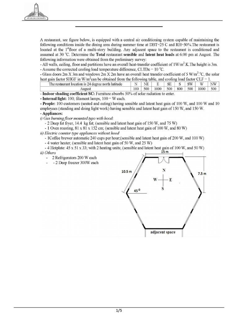 02_Sheet_Thermal_load_calculations | PDF