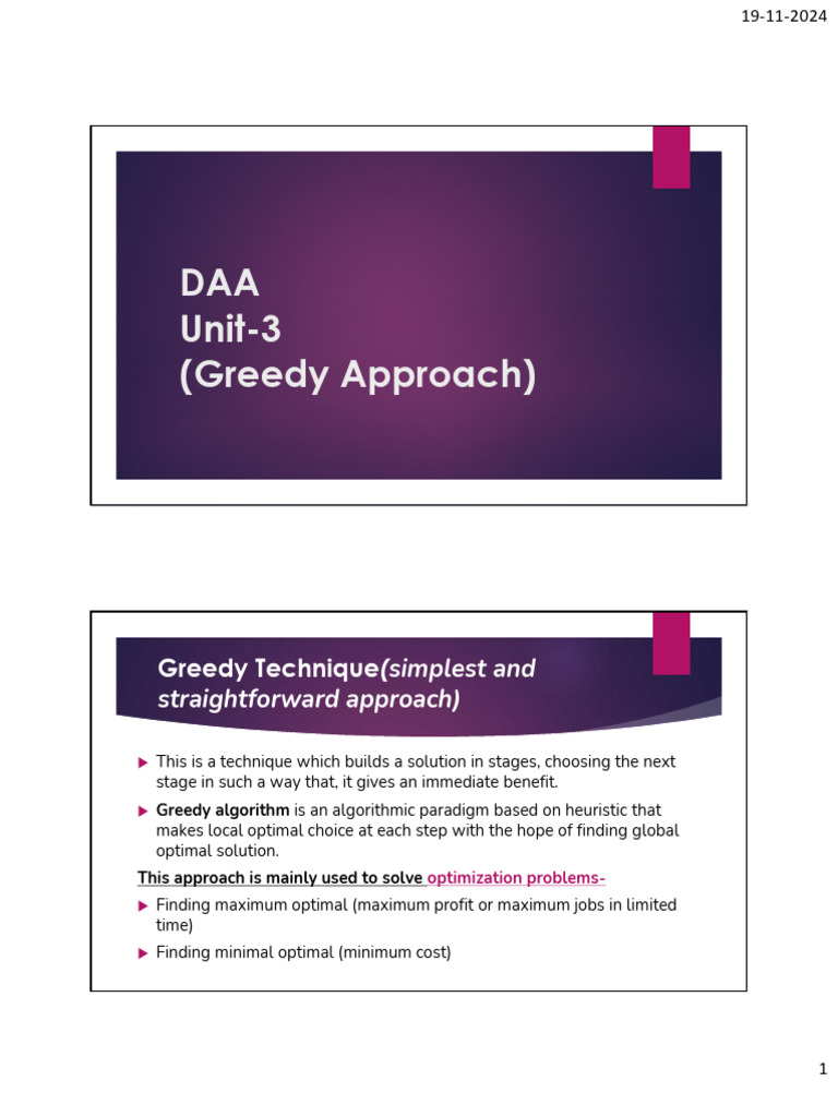 greedy approach | PDF | Mathematical Optimization | Algorithms