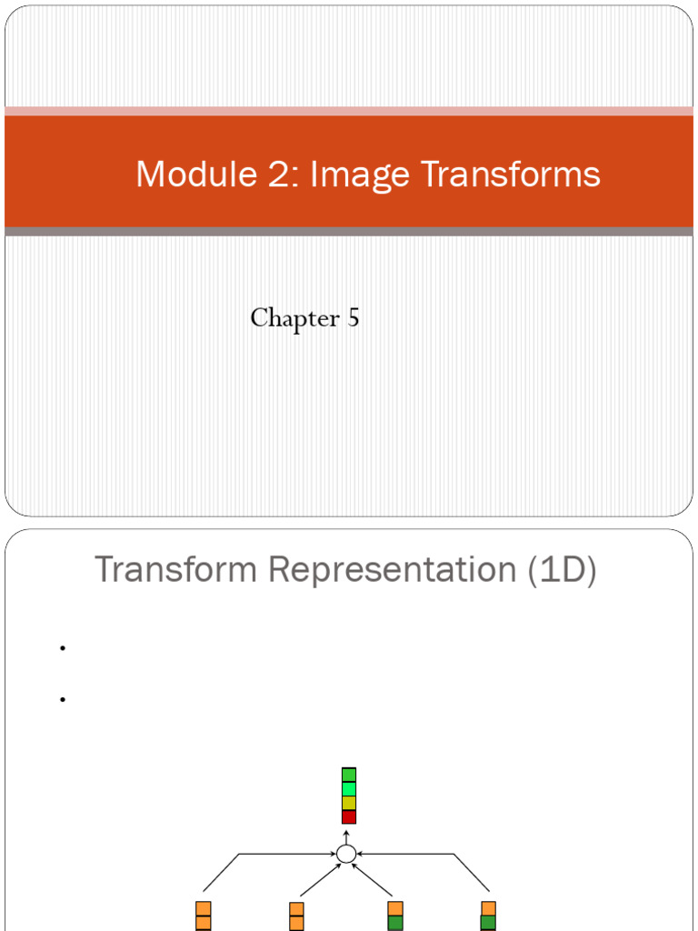 Module-2-21EC732 | PDF | Discrete Fourier Transform | Matrix (Mathematics)