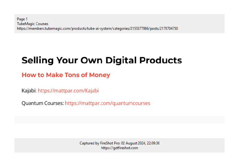 06-Selling_Your_Own_Digital_Products | PDF