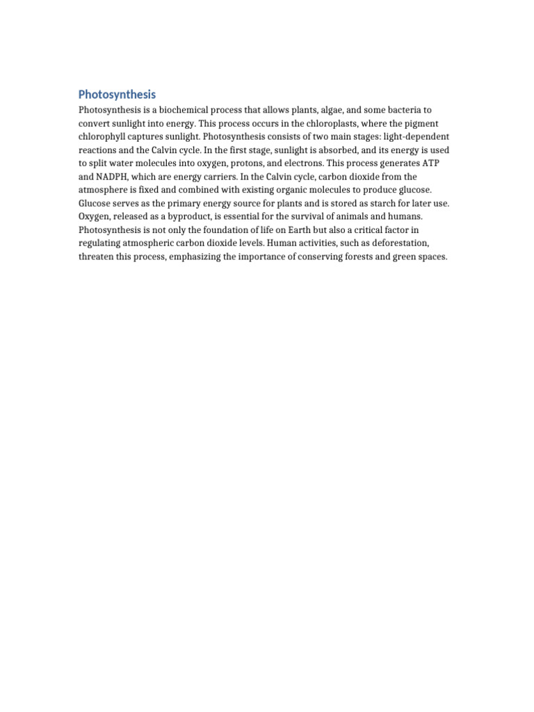 Lesson 2 Photosynthesis Fully Expanded | PDF