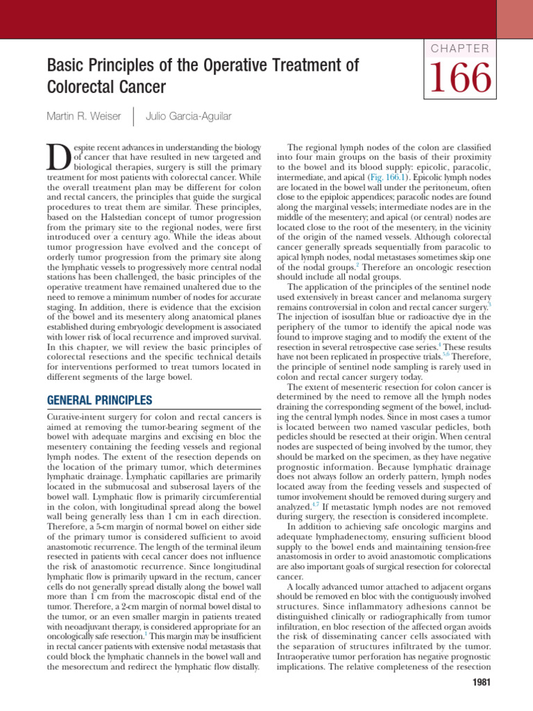 Basic Principles of The Operative | PDF | Rectum | Large Intestine