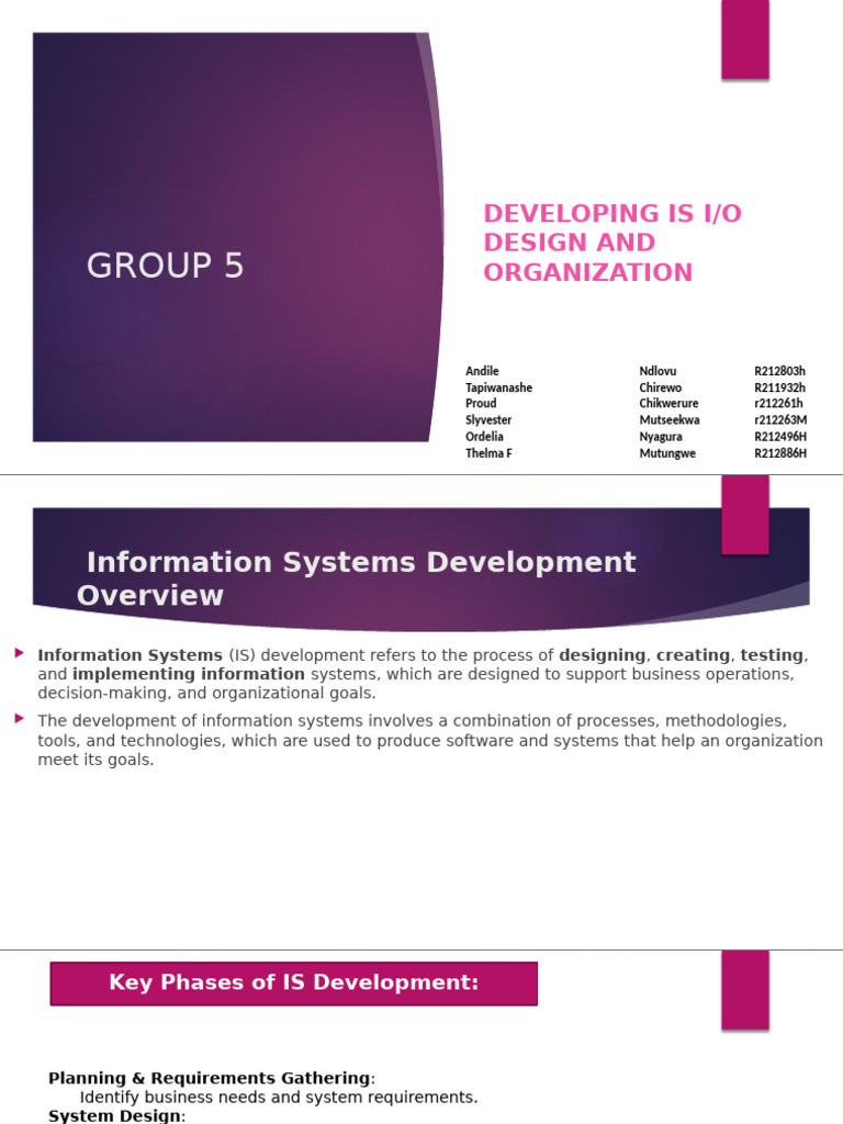 MIS Development & Design Guide | PDF | Software Testing | Conceptual Model