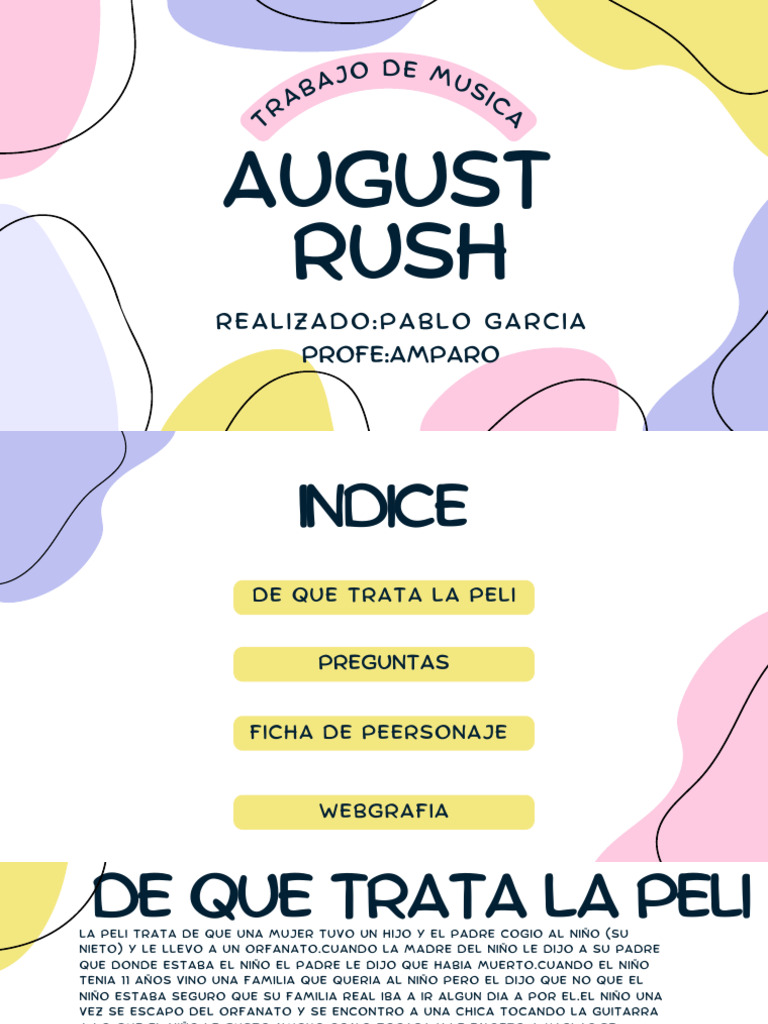 August Rush PDF | PDF