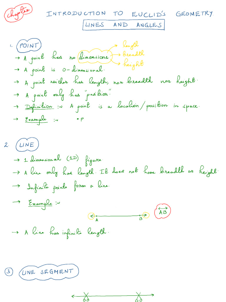 9 - Lines & Angles - (Complete) | PDF