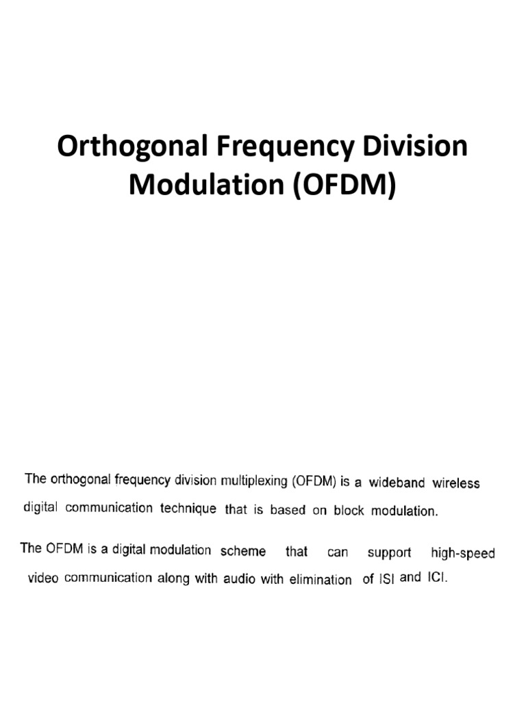 WC OFDM 2 | PDF