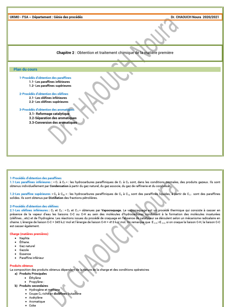 CHAPITRE-2 (1) | PDF | Benzène | Catalyse