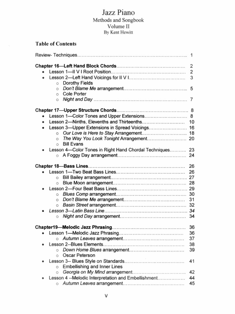 Jazz Book Vol 2 Revised | PDF