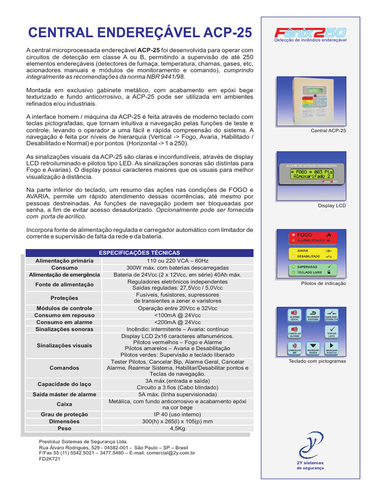 FD CENTRAL ACP 25 | PDF | Fonte de energia | Informática