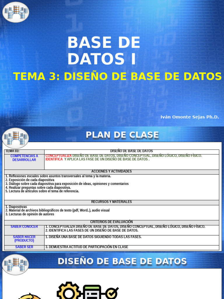 Tema 03 Disenio Base Datos 2parte | PDF | Diseño | Bases de datos