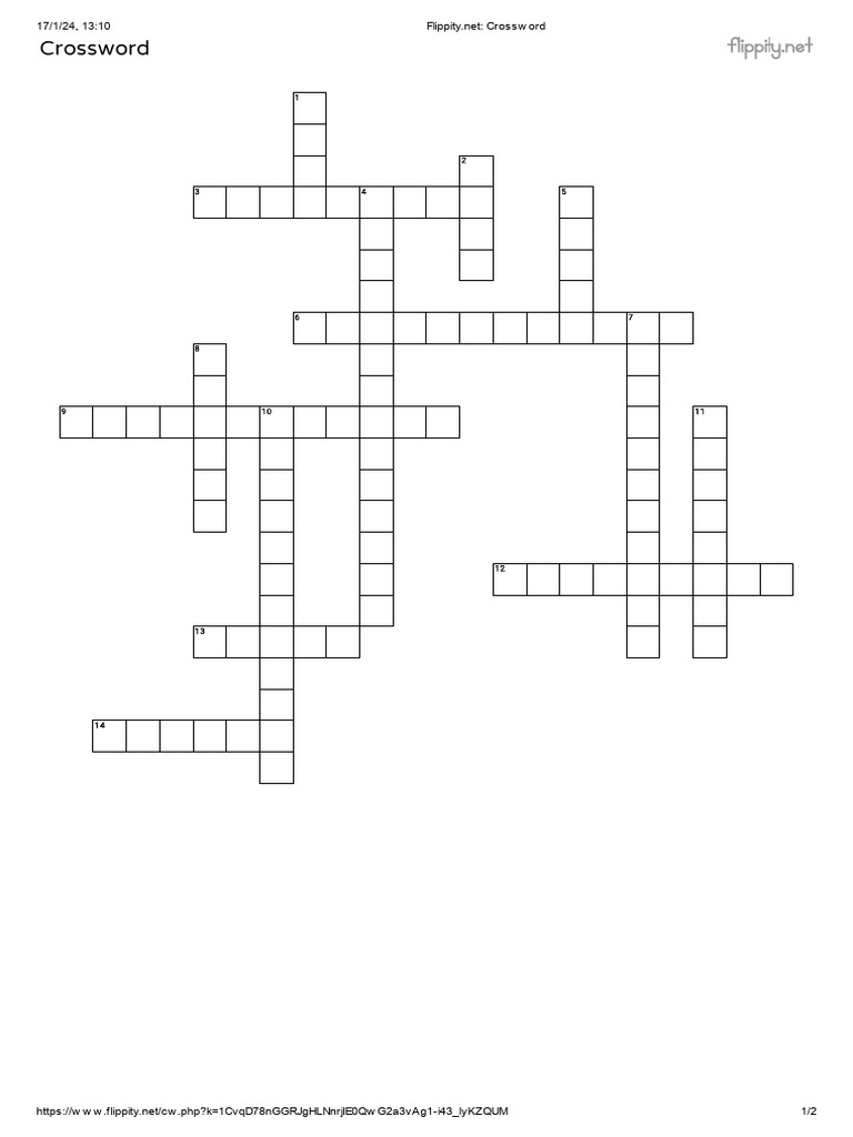 Crossword | PDF