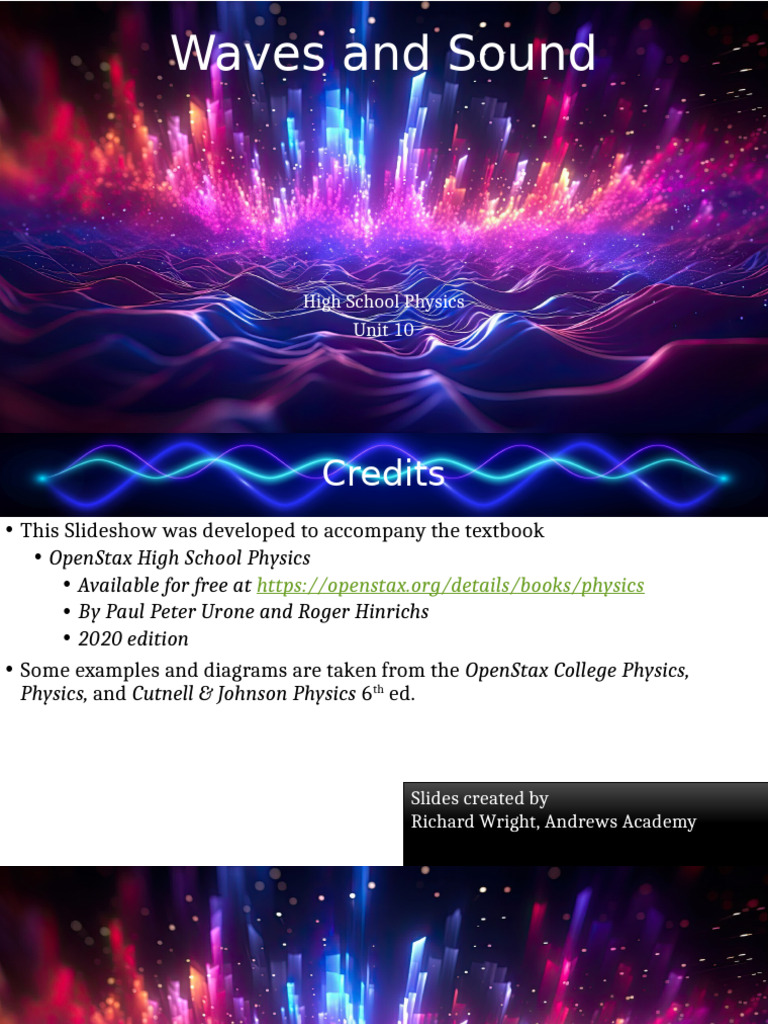 HSPhysics 10 Waves and Sound | PDF | Sound | Harmonic