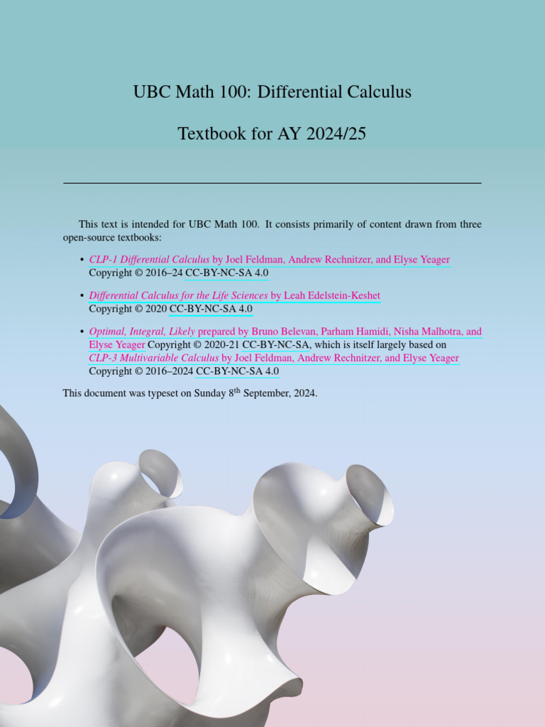 Text Differential Calculus | PDF | Derivative | Function (Mathematics)