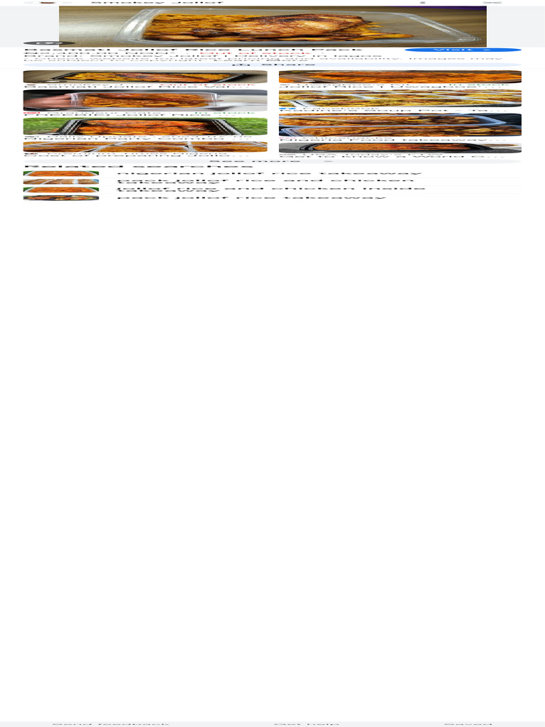 Jollof Rice and Chicken in Takeaway - Google Search | PDF