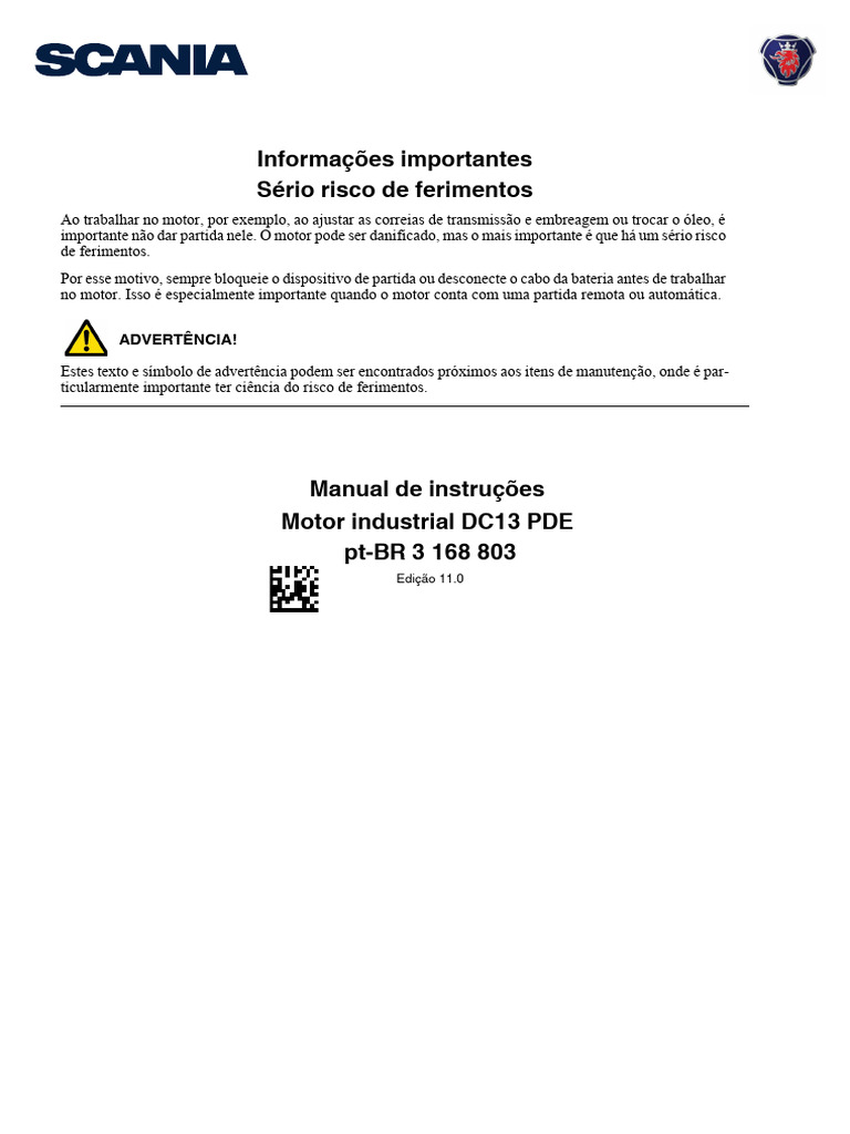 Manual DC13 | PDF | Motores | Óleo de motor