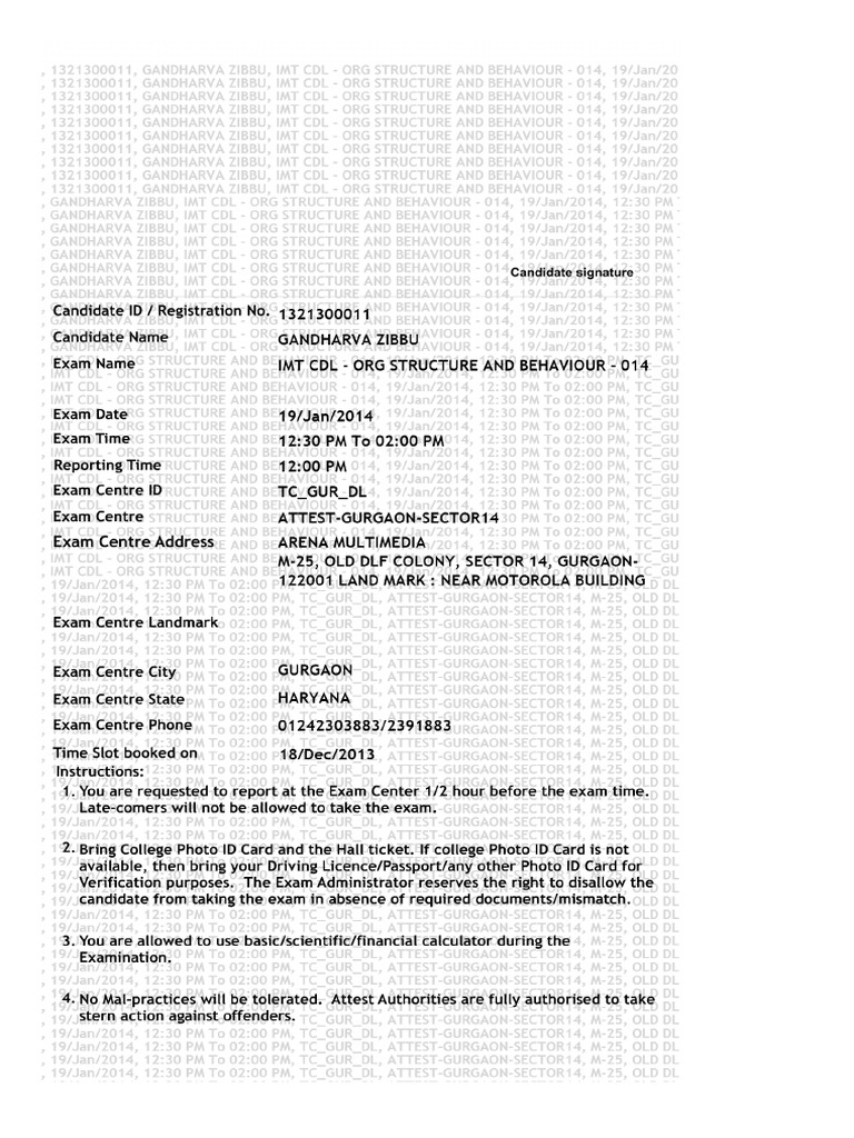 Organizational Structure & Behaviour - IMT-14 - Exam | PDF
