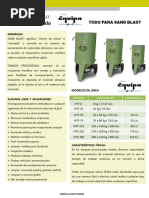 Procedimiento Tecnico de Sand Blast | PDF | Revestimiento | Abrasivo