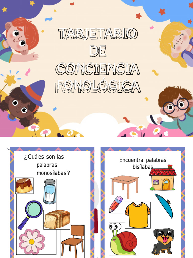 ?conciencia Fonológica ? | PDF | Sílaba | Escritura