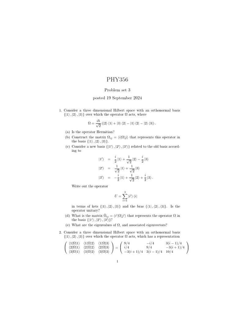prob3 | PDF | Linear Algebra | Mathematical Analysis