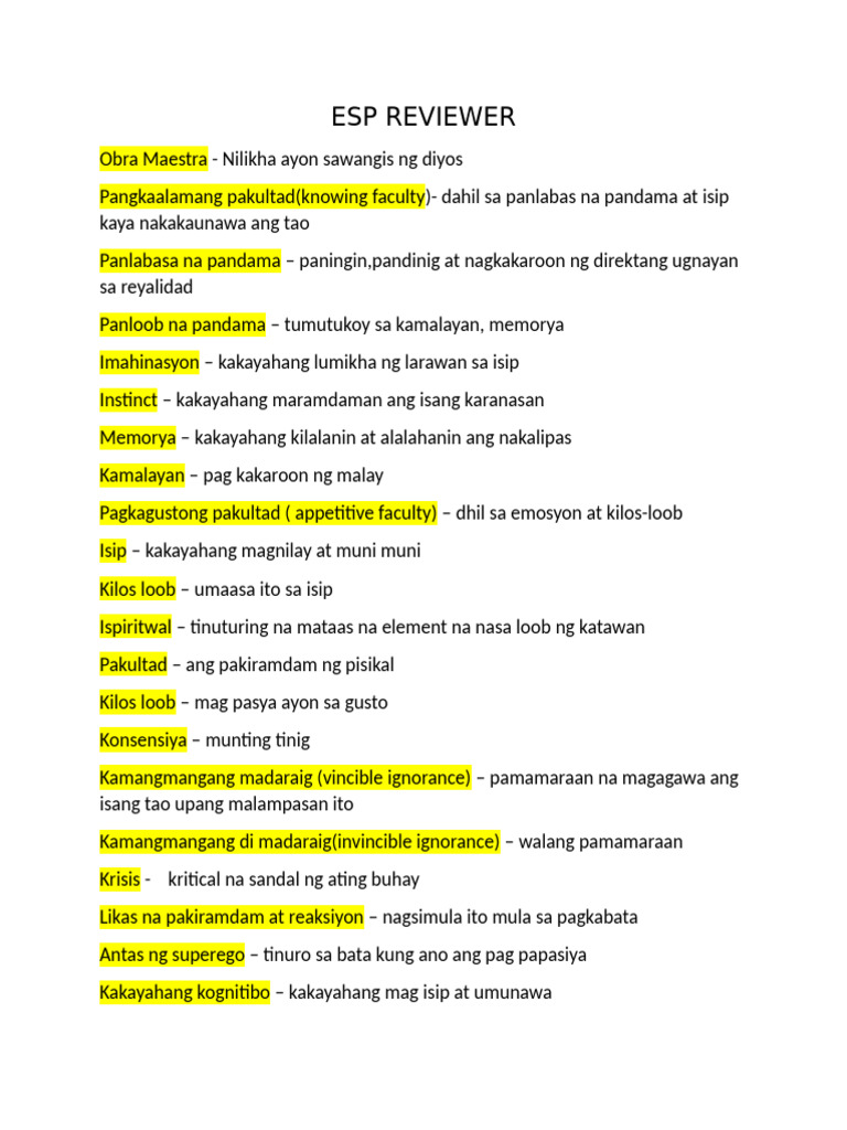 Esp Reviewer | PDF