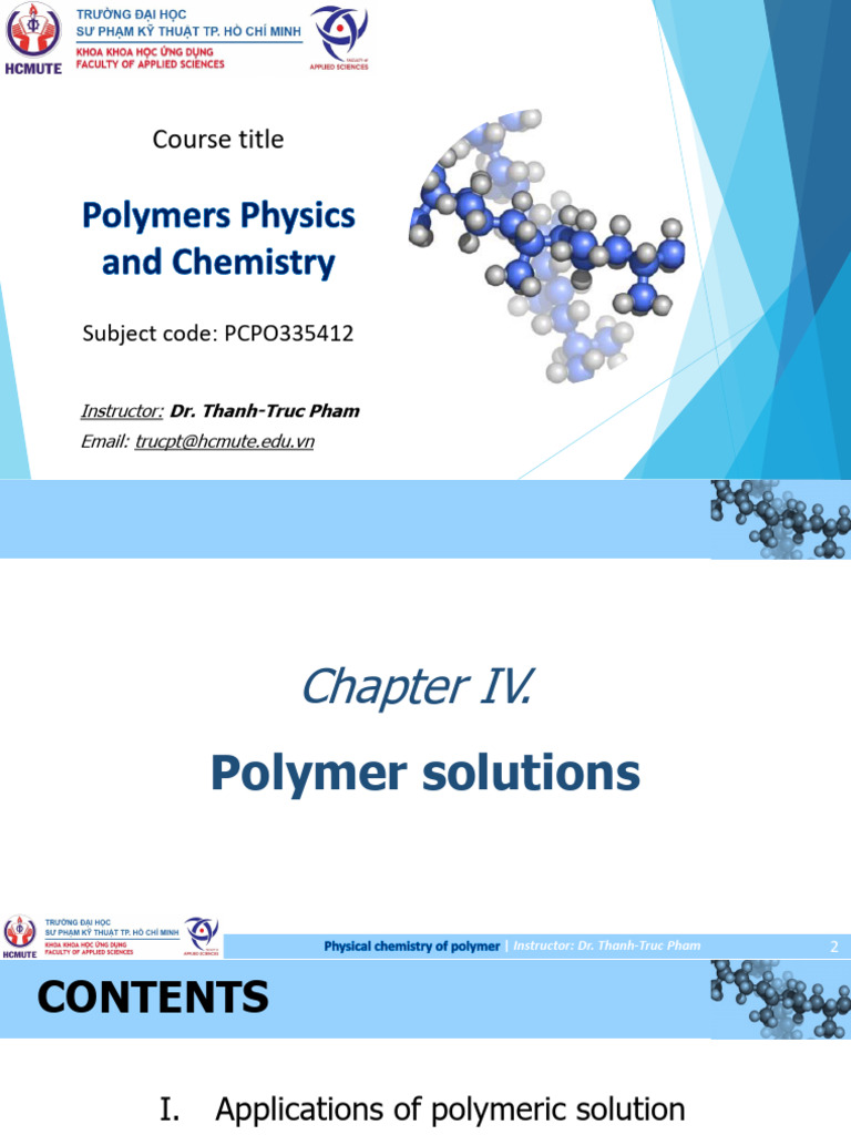 Chapter 7 - Polymer Solutions | PDF | Solvation | Chemical Polarity