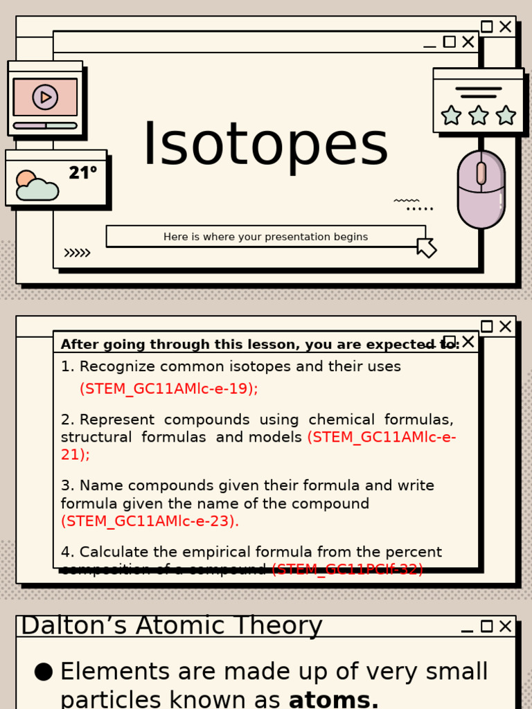 Isotopes | PDF | Ion | Chemical Compounds