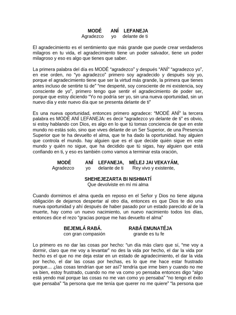 Modé Aní Lefaneja | PDF | Dios | Alma