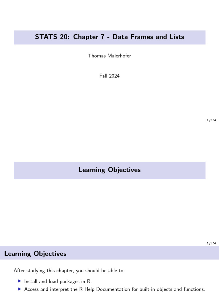 Chapter-7-slides (1) | PDF | Matrix (Mathematics) | R (Programming Language)