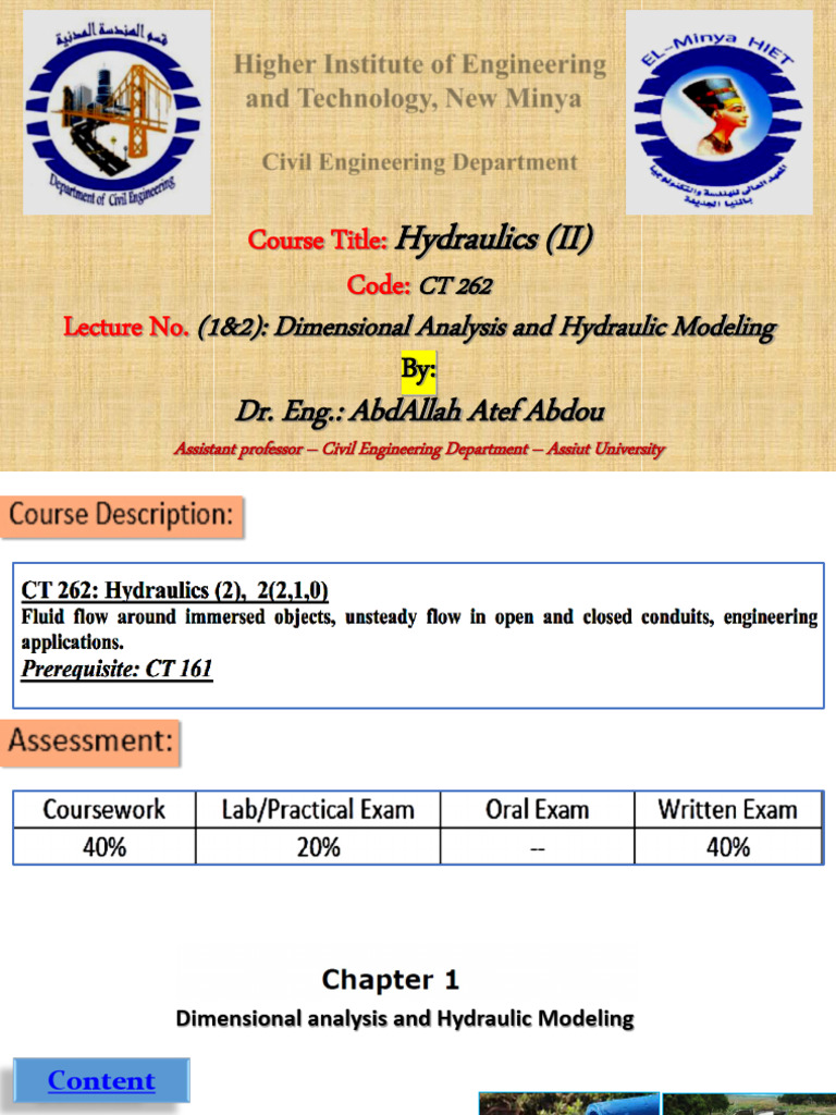 Lecture (1&2)Dimensional Analysis | PDF | Physics | Applied And Interdisciplinary Physics