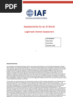 Legitimate Interests Assessment Template | PDF | Justice | Crime & Violence