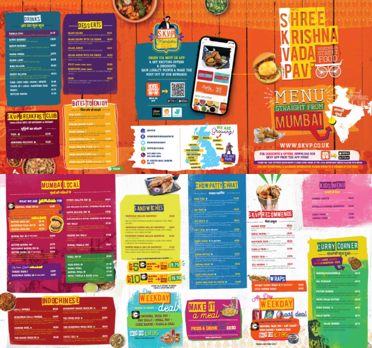 SKVP Menu A3 Harrow 2024 Print Batch Compress | PDF | Curry | Chutney