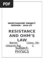 Ohms Law Practical Class 10th | PDF